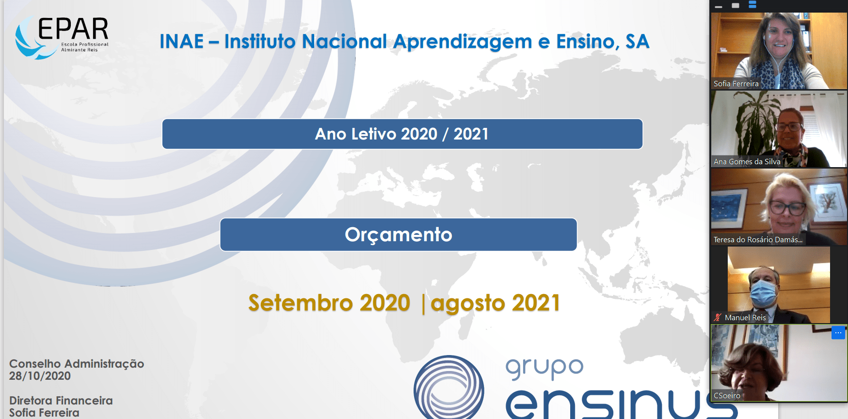 Reunião de Conselho de Administração do INAE | EPAR